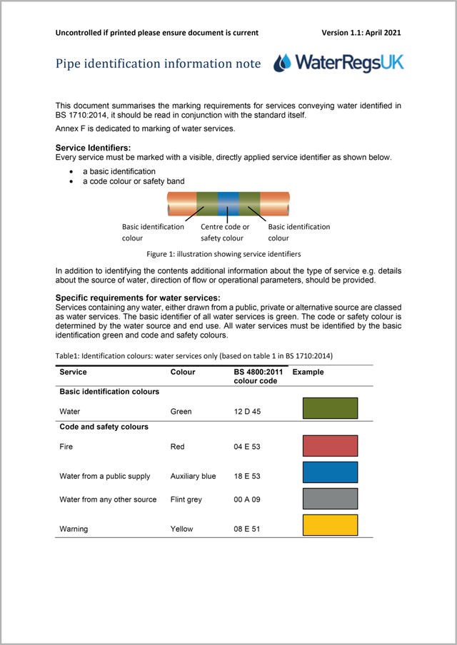 Water Regs UK Limited - All FAQs