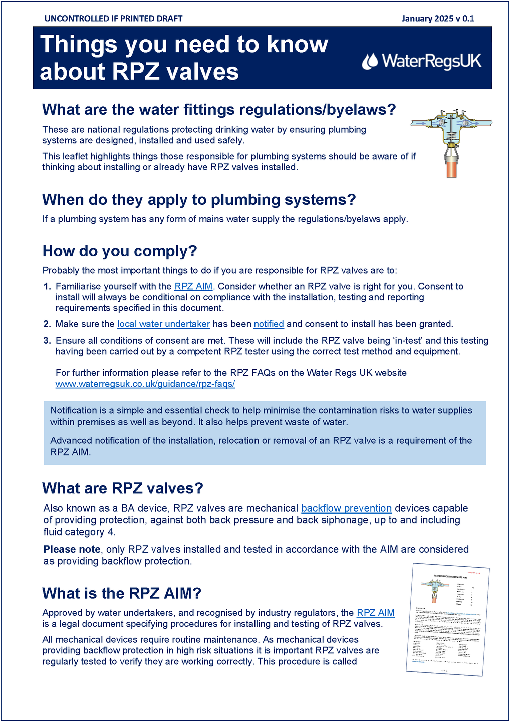 Water Regs UK Limited - All FAQs
